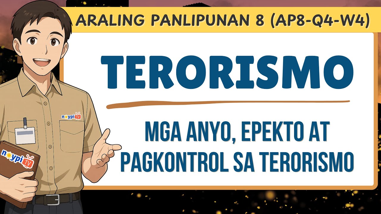 Terorismo – Mga Anyo, Epekto at Pagkontrol sa Terorismo (AP8-Q4-W4 ...