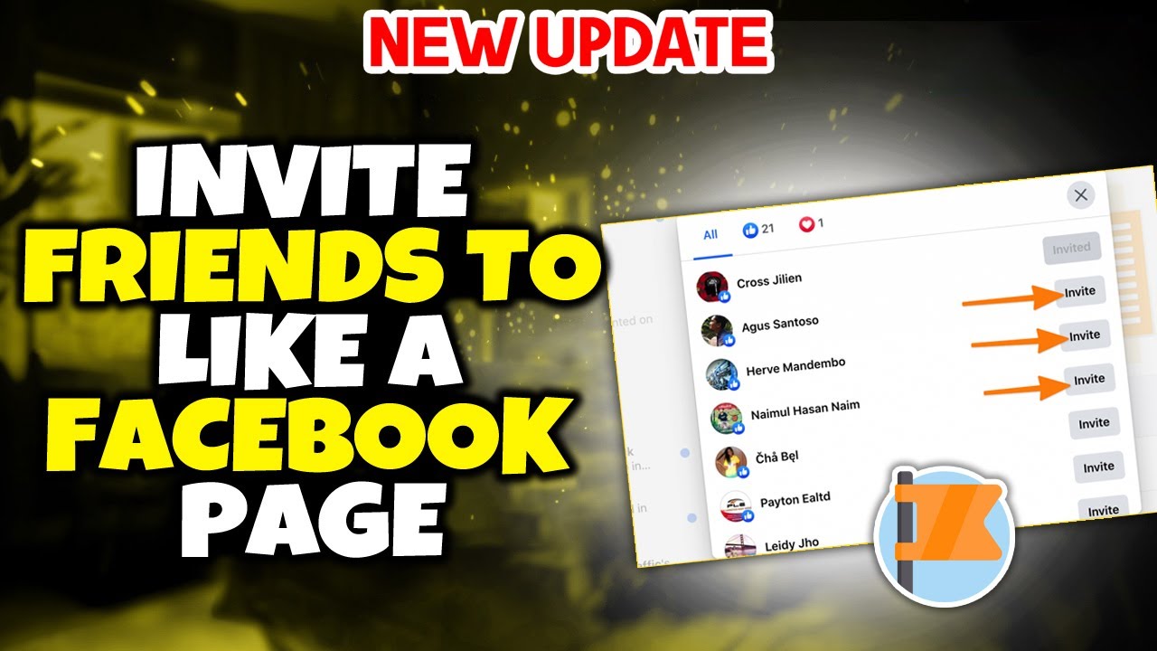 How To Invite Friends To Like A Facebook Page - Full Guide - YouTube