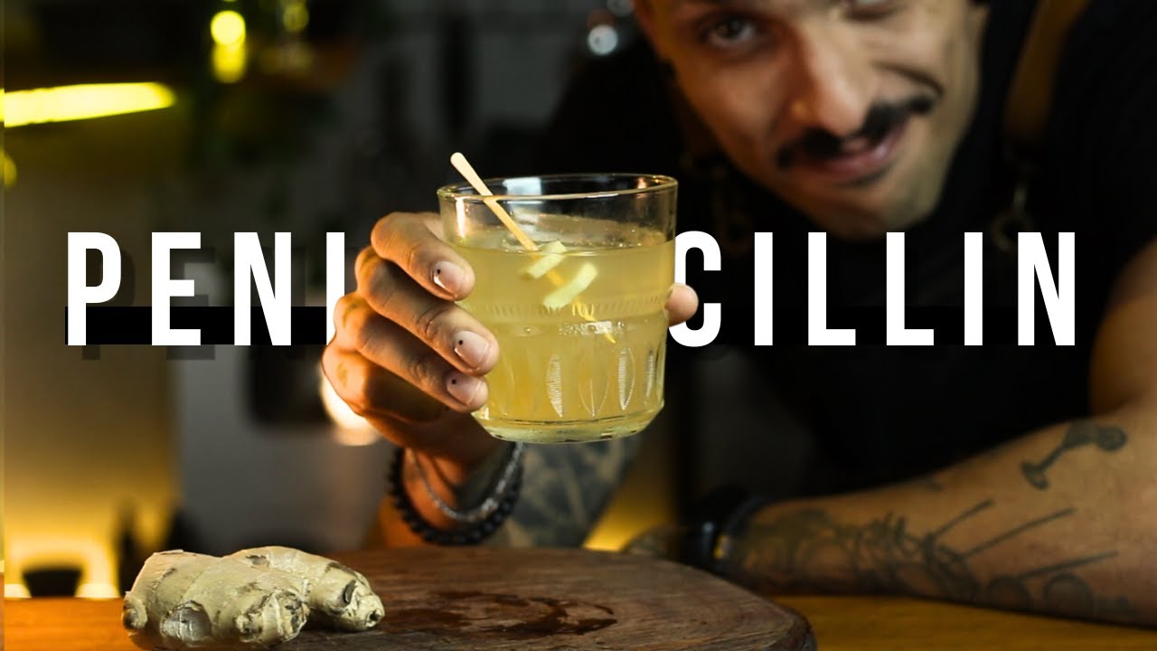 UM JEITO FÁCIL DE FAZER O PENICILLIN que é o novo drink do momento ...