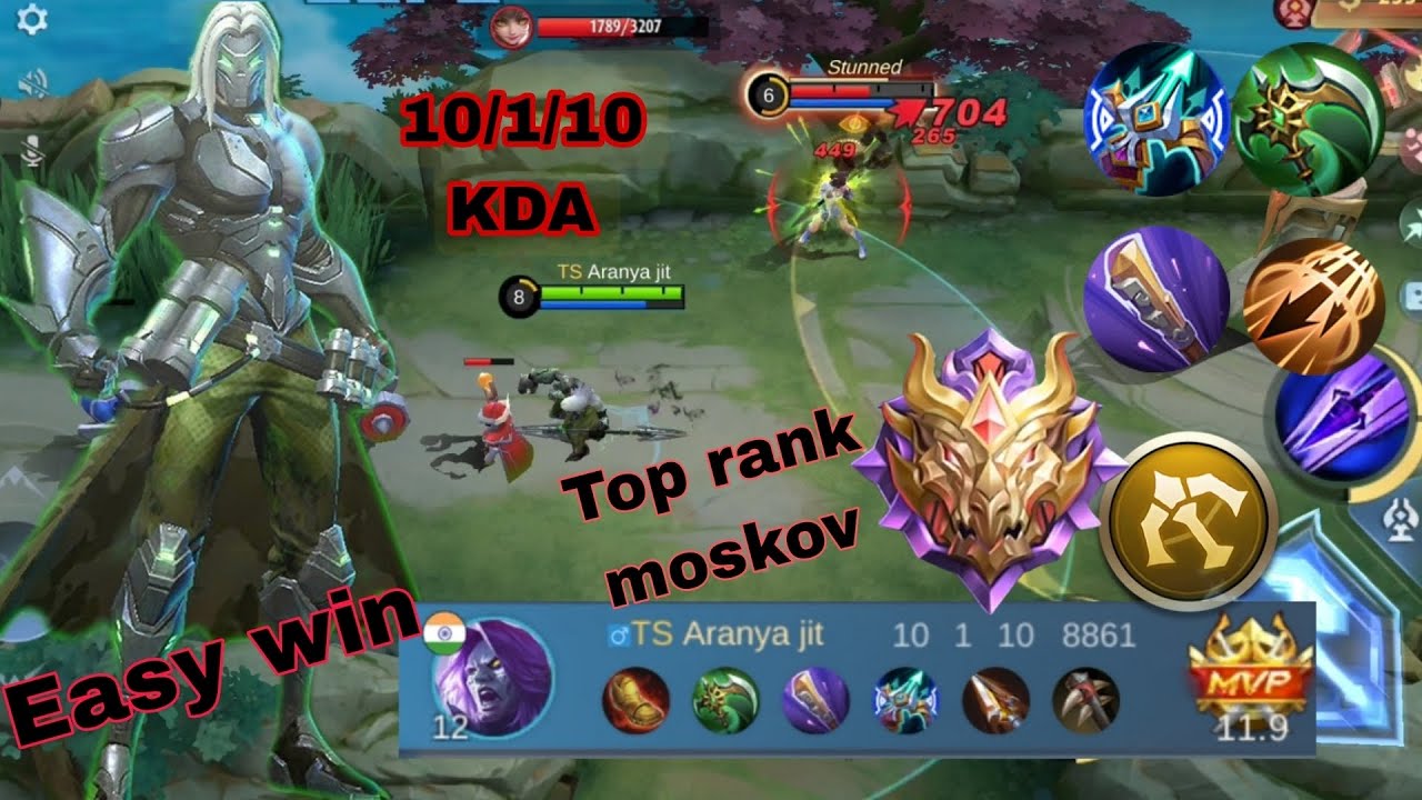 Moskov Mythic lobby. Easy win Moskov vs wanwan Best build 2023 - YouTube