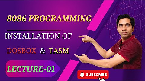 Assembly Programming of 8086 using TASM - YouTube