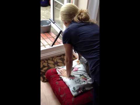 Girlfriend with gun!