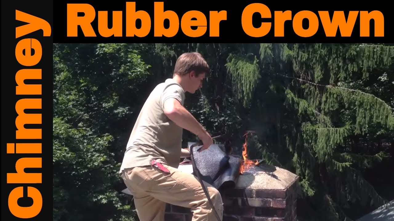 Sealing Chimney Crown for Leaks with Rubber - Bergstrom Industries