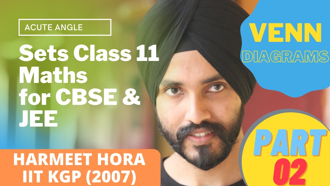 Sets Class 11 Maths JEE | Venn Diagram for Sets in JEE | Part 02 - YouTube
