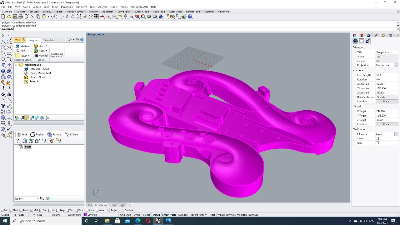 CNC Bass Guitar Project - งาน CNC Bass Guitar DIY - YouTube
