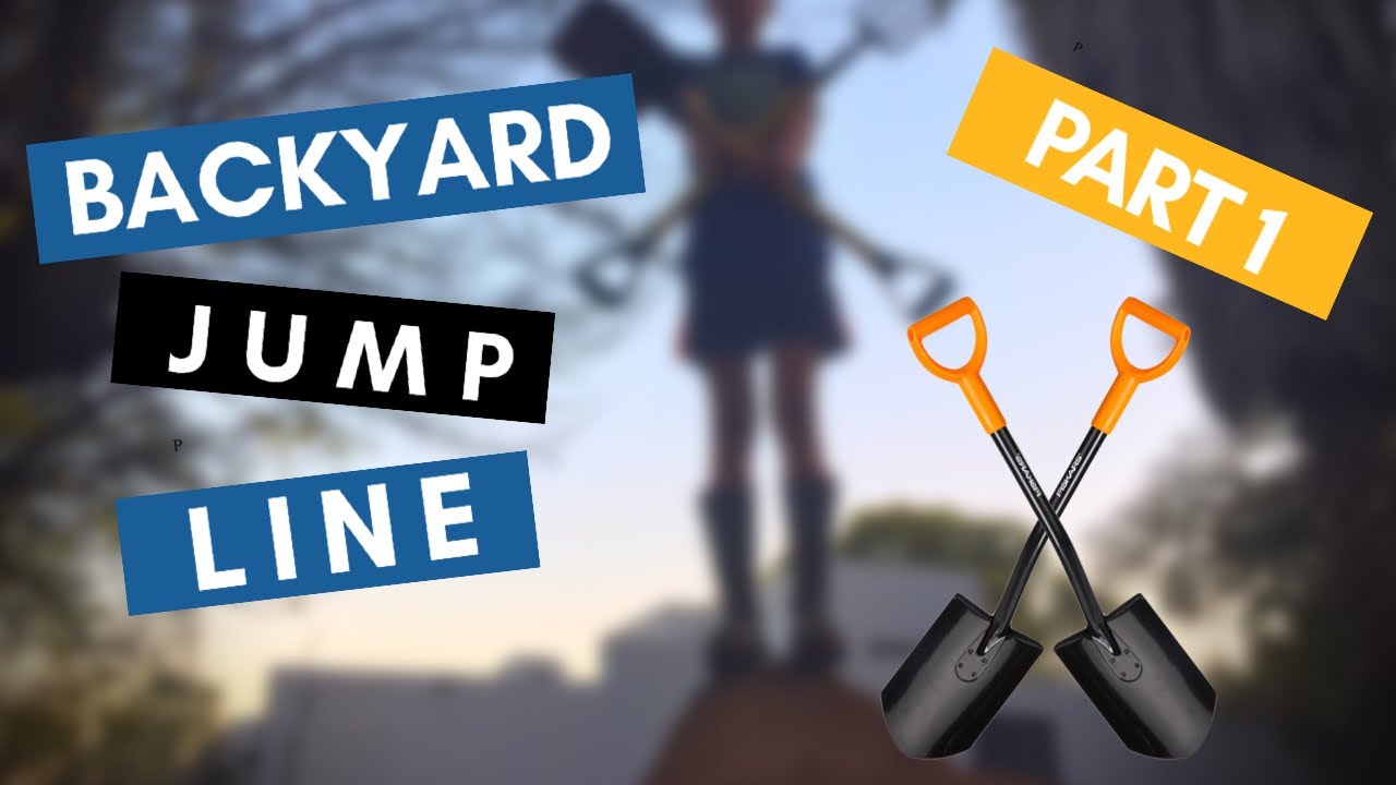 BUILDING A MTB JUMP LINE IN MY BACKYARD! | Part 1 | - YouTube