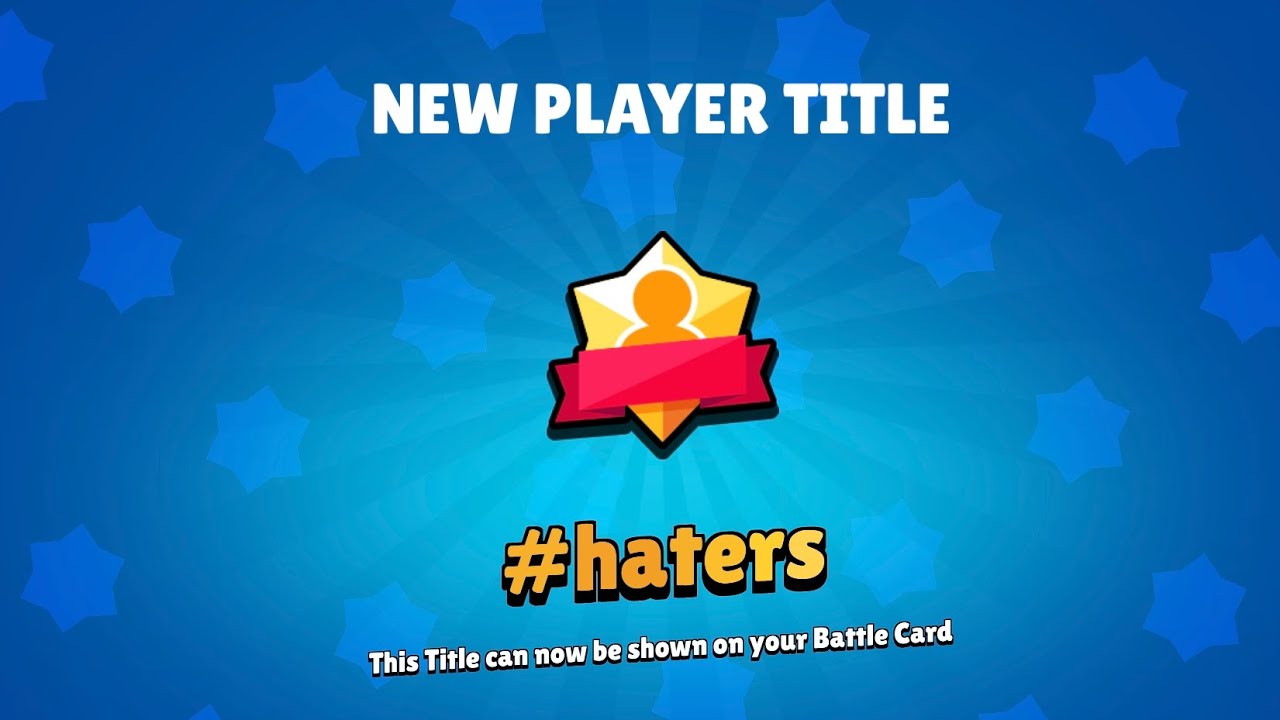Emz player title # haters #brawlstars #wasteland #hypercharge - YouTube