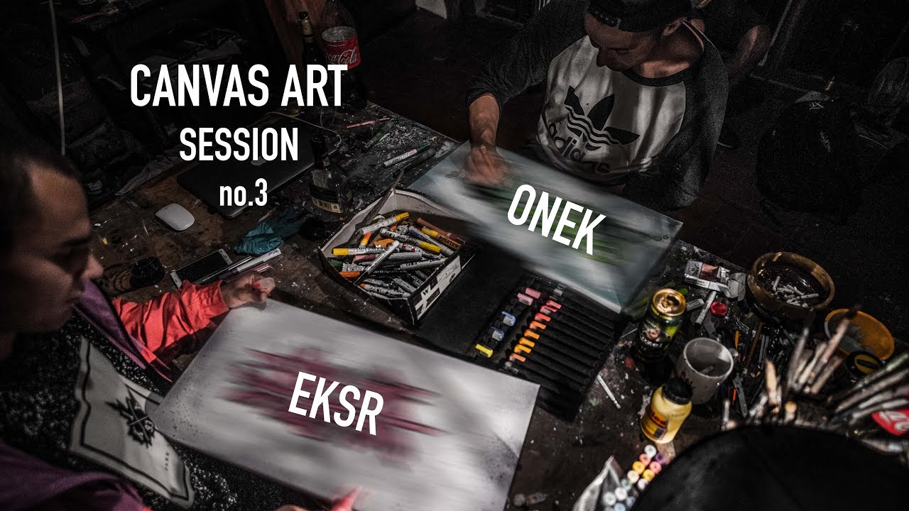 CREATIVE UNION | Canvas art session no.03 - YouTube