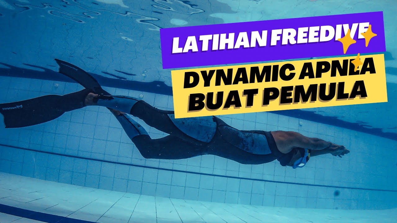 freediving pool training [ dynamic apnea ] freediving with fins 2023 ...