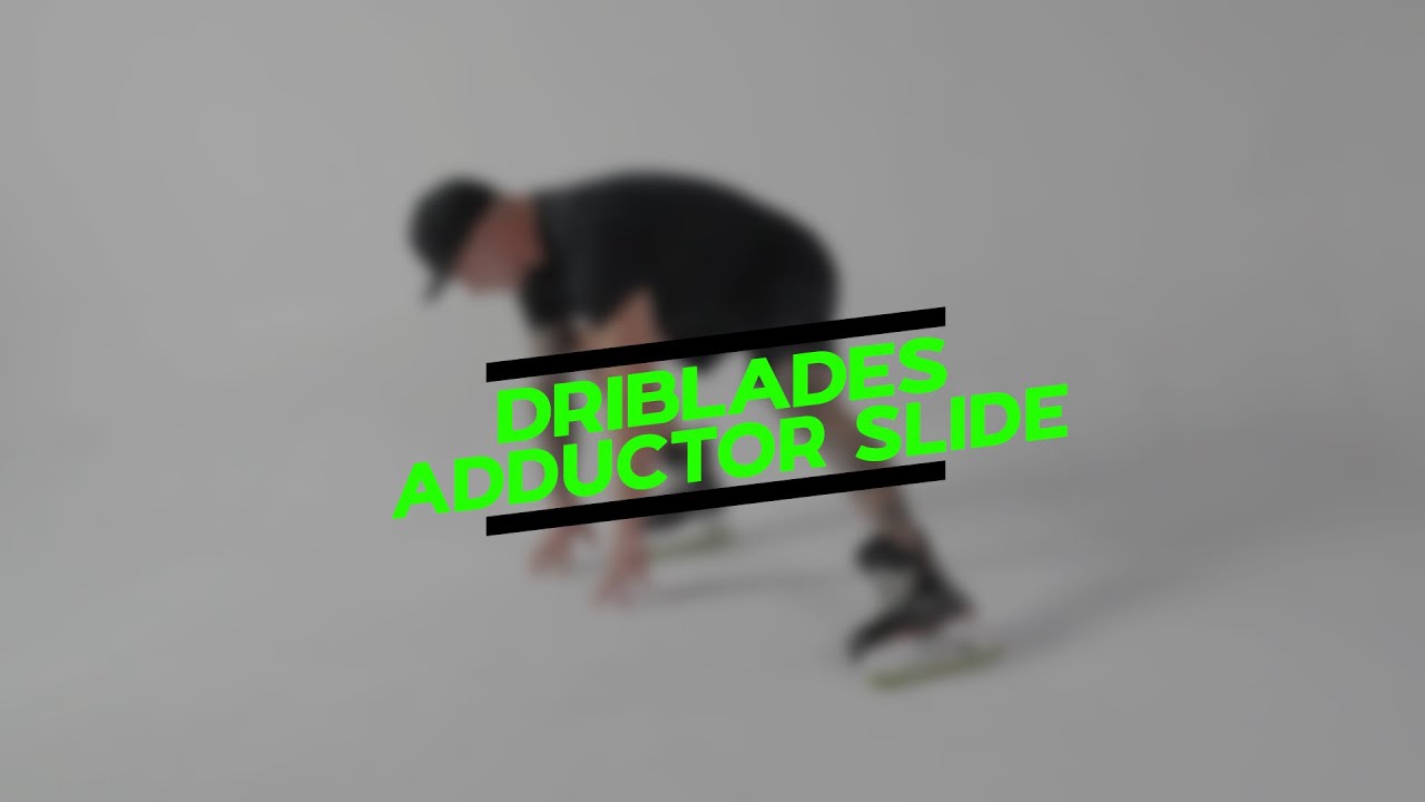 DriBlades Exercise 4: ADDUCTOR SLIDE | OFF-ICE Skate Exercise For ...