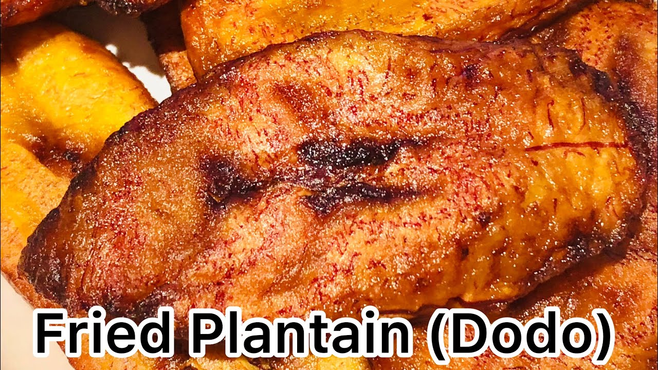 How to make Fried Plantain (Dodo) - YouTube