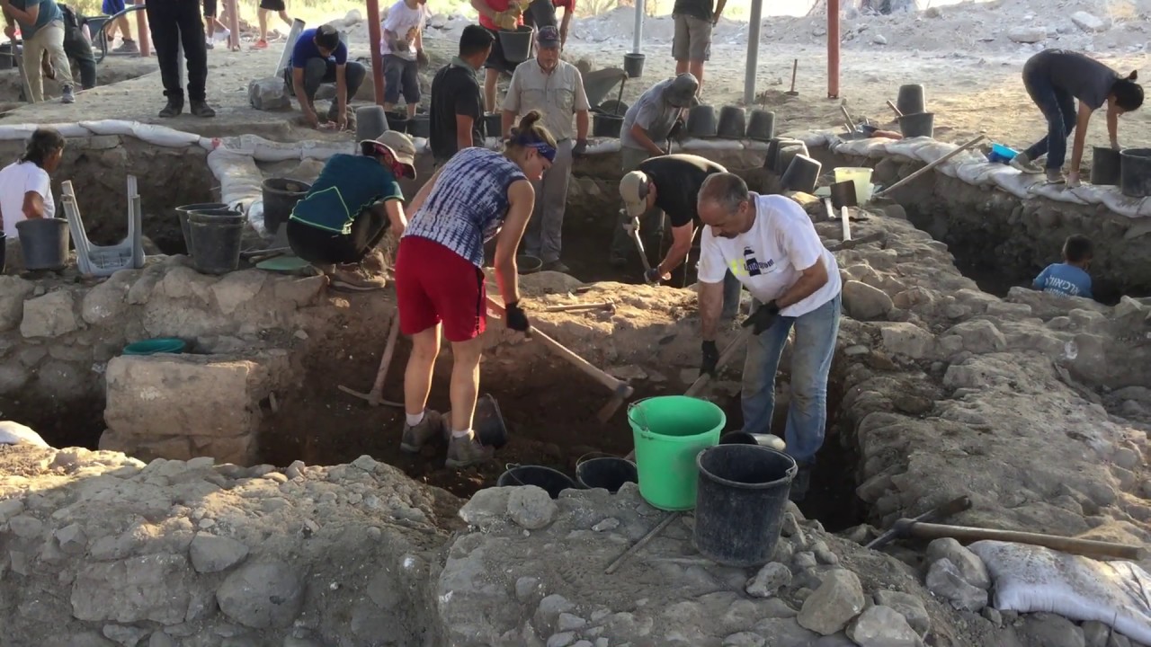 Excavation at El Araj, near the Sea of Galilee - Israel - July 2019 ...
