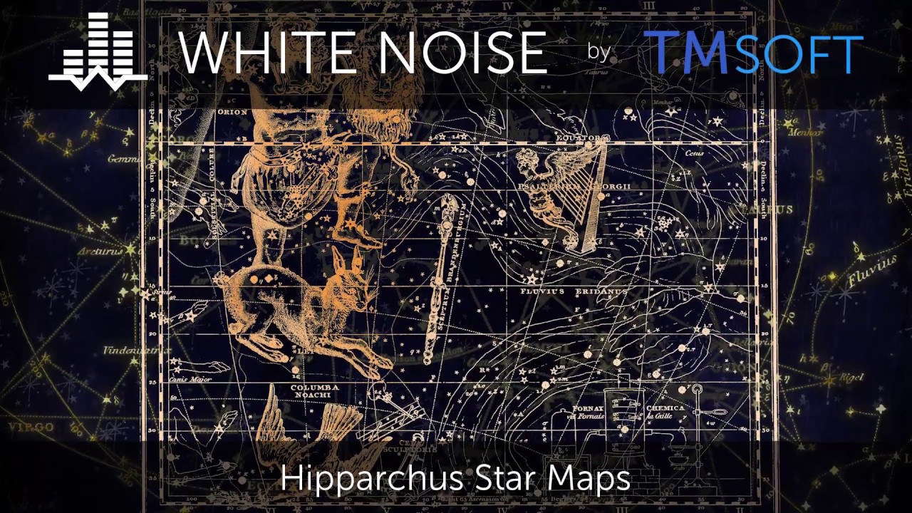 Space Meditation: Hipparchus Star Maps 10 Hour Sleep Sound - Black ...