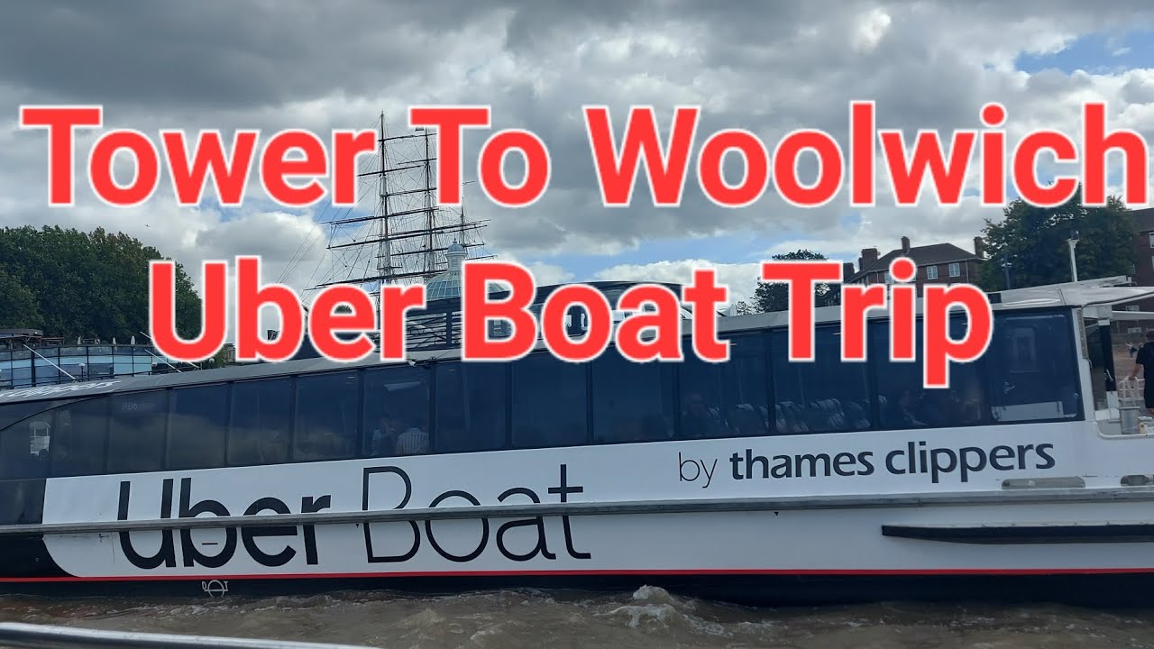 UBER BOAT LONDON TOWER TO WOOLWICH THAMES CLIPPERS - YouTube