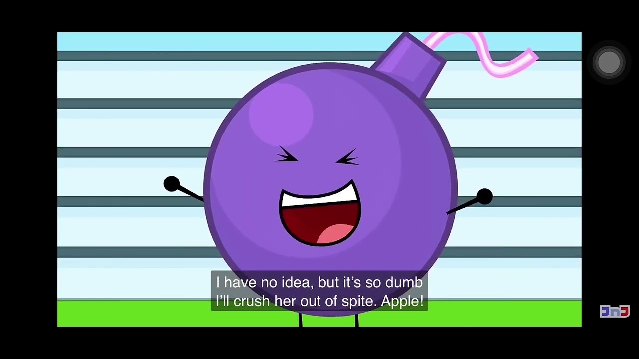 Bomby killing Pin by guessing Pin's gesture. #bfdia9 #bfdia # ...