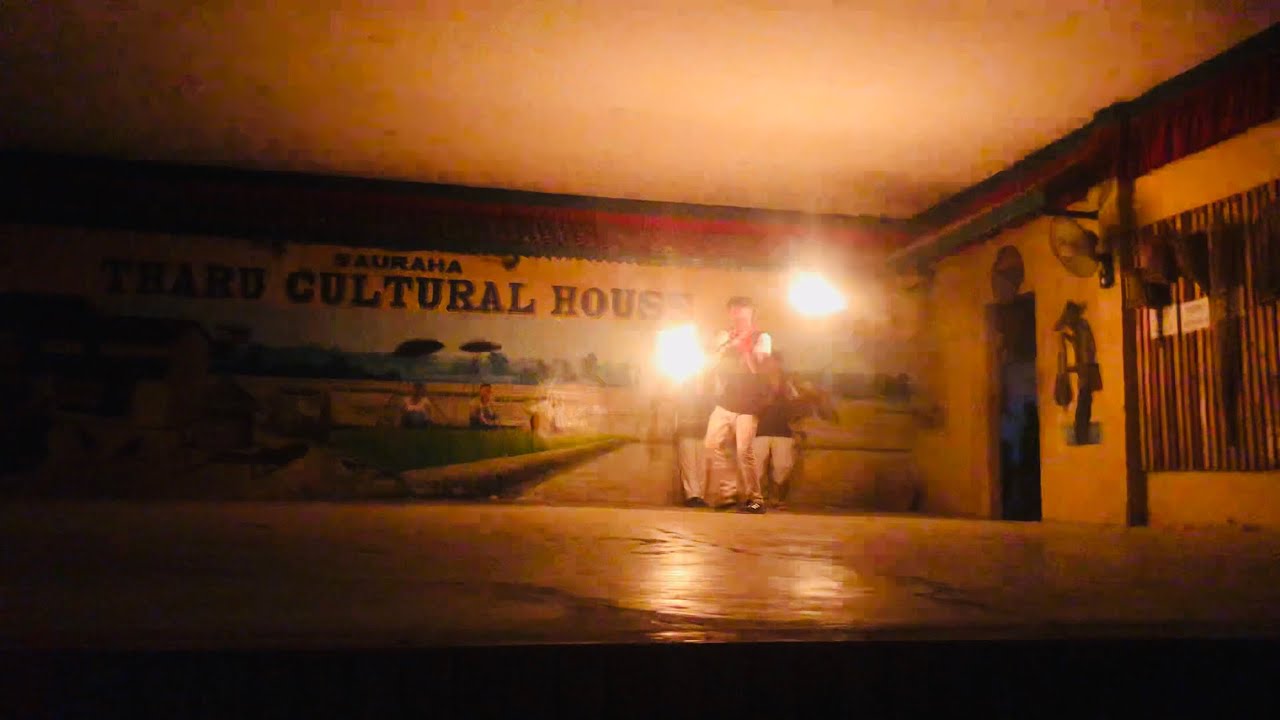 Fire stick dance 🔥New tharu cultural house ️ - YouTube