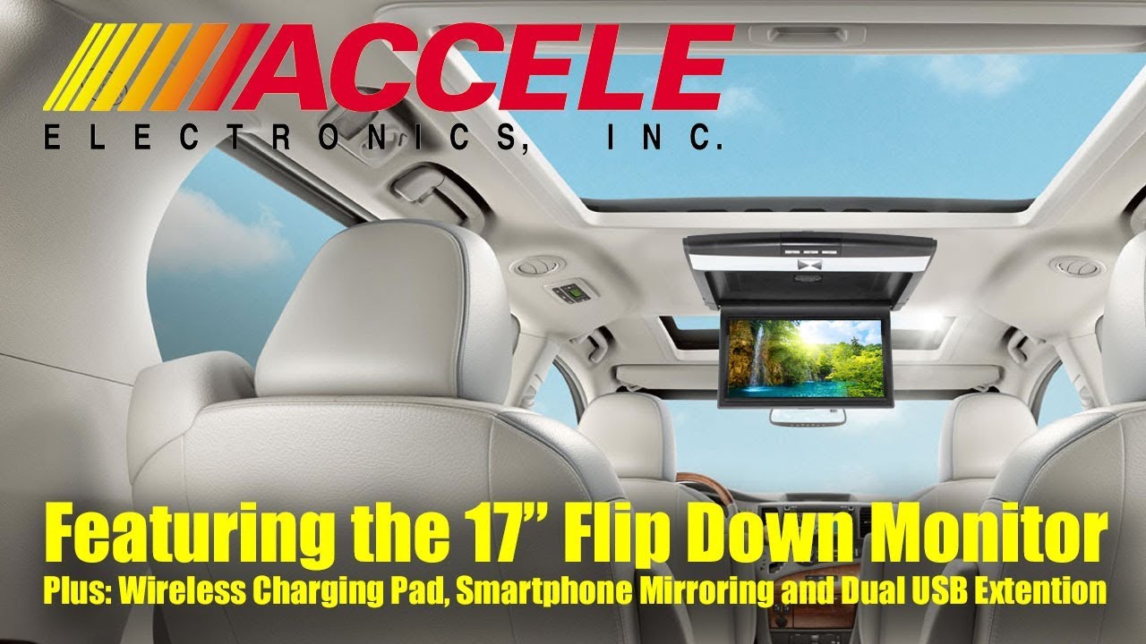 Accele Electronics 17" Flip Down 1080p LCD TV and Beuler Integration ...