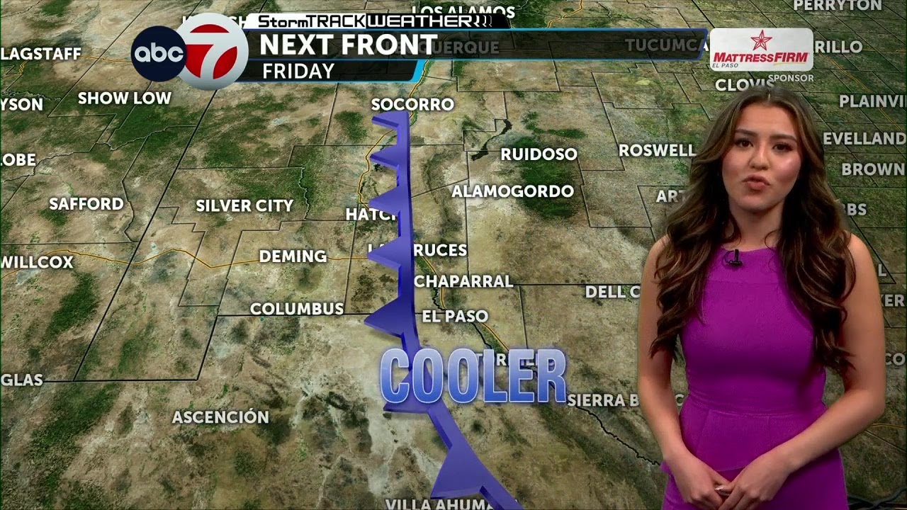 ABC-7 StormTrack Weather: Warm for now cold front arrives tomorrow ...
