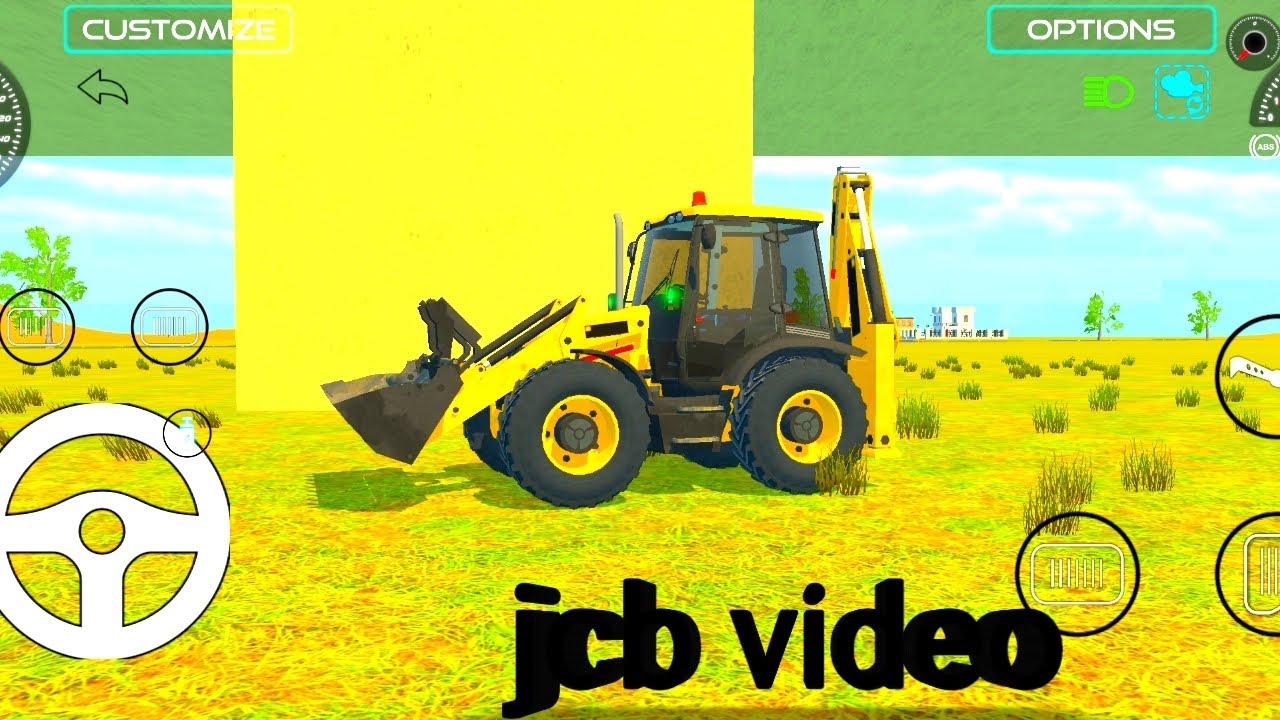 jcb 3dx working in village game gameplay video - YouTube
