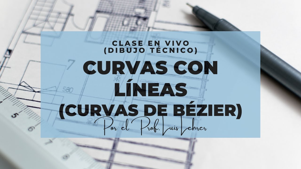 Curvas con líneas (Curvas de Bézier) / Dibujo Técnico - YouTube