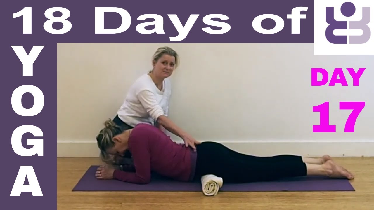 18 Days of Yoga - DAY 17. Iyengar Yoga Tutorial - YouTube