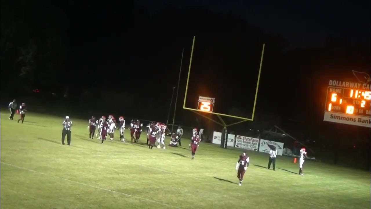 Dollarway vs McGehee High School 10 5 2018 - YouTube