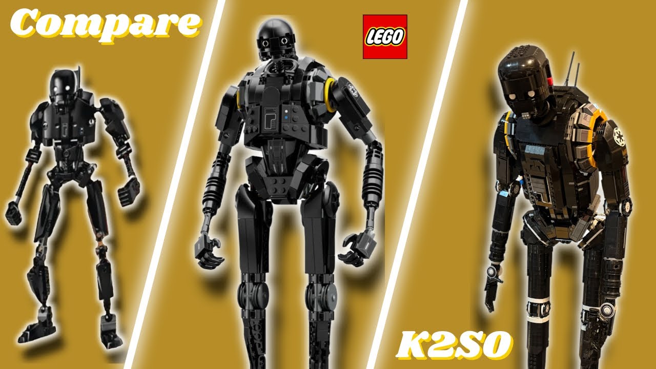 Building, Reviewing, & Displaying LEGO Star Wars K2SO! - YouTube
