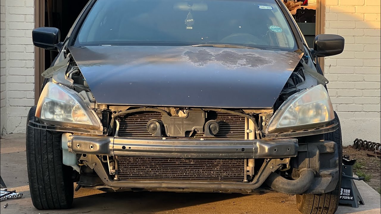 HONDA ACCORD SUBFRAME REPLACEMENT (USING BASIC TOOLS) - YouTube