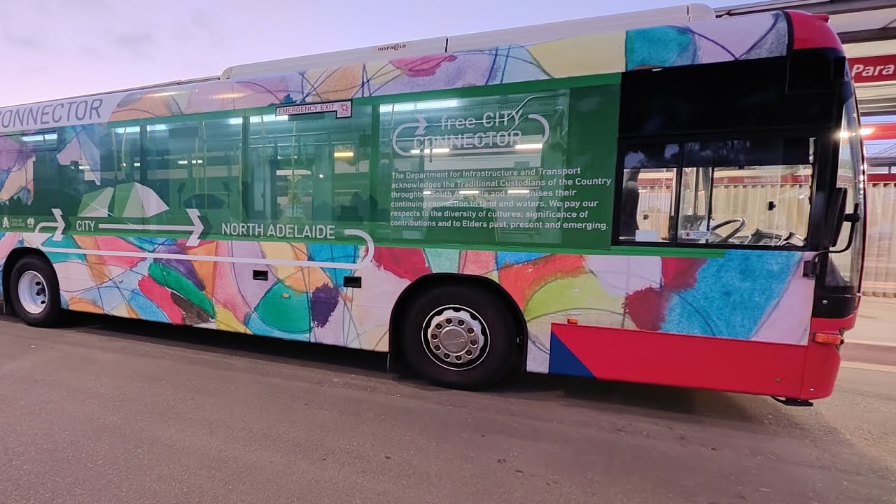 Scania K280 Adelaide City free connecter Bus Doing a 440 service to ...
