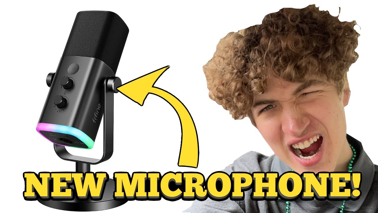 Unboxing My New Microphone! (FIFINE USB Dynamic Mic AM8) - YouTube