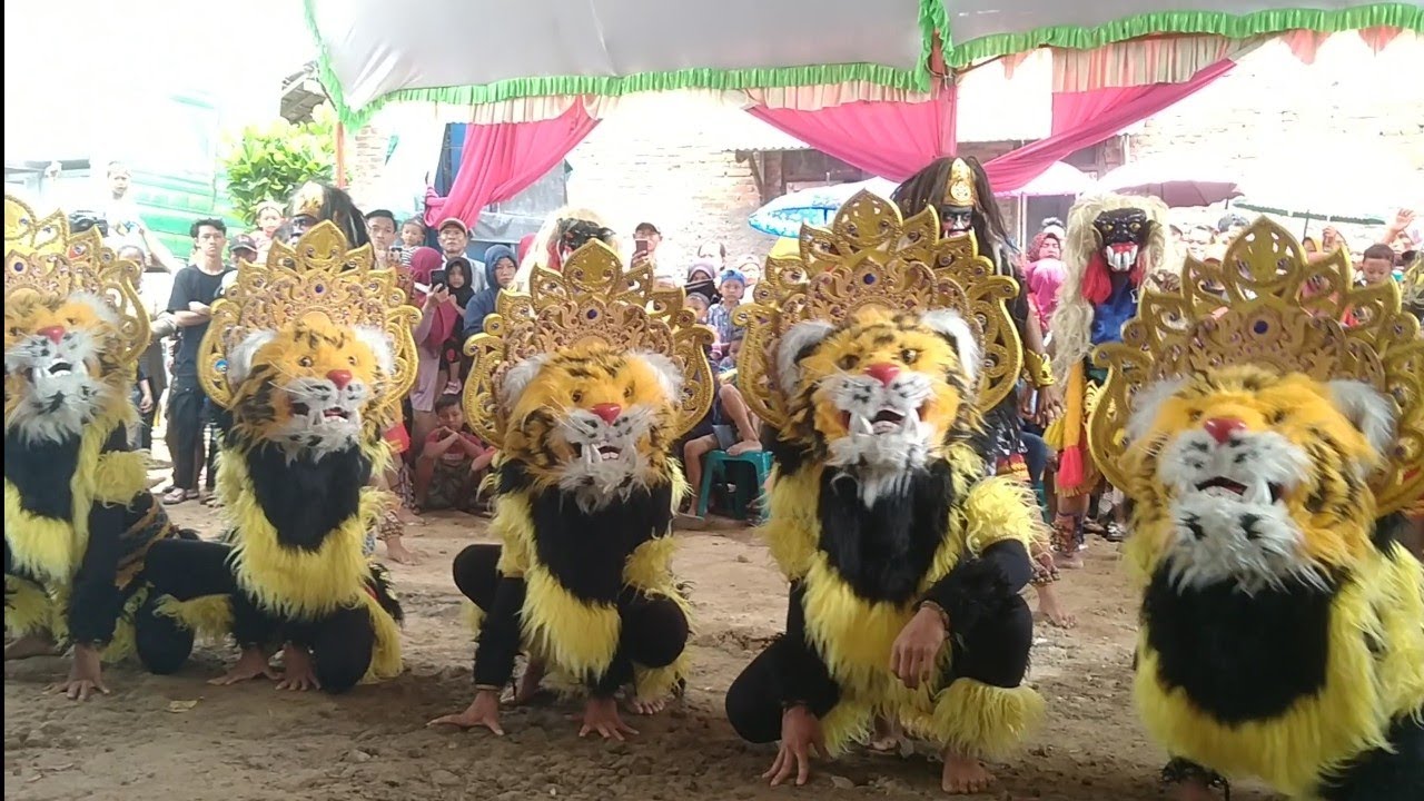 Meriah‼️ Barongan Can Macanan Kademangan Mbabar Bersama Setanan Buto ...