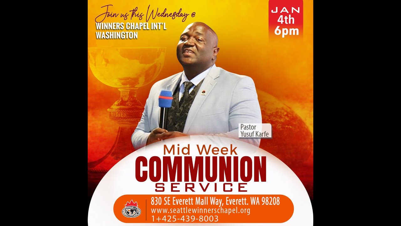 MID-WEEK COMMUNION SERVICE | JANUARY 4TH, 2023 | Winners Chapel ...