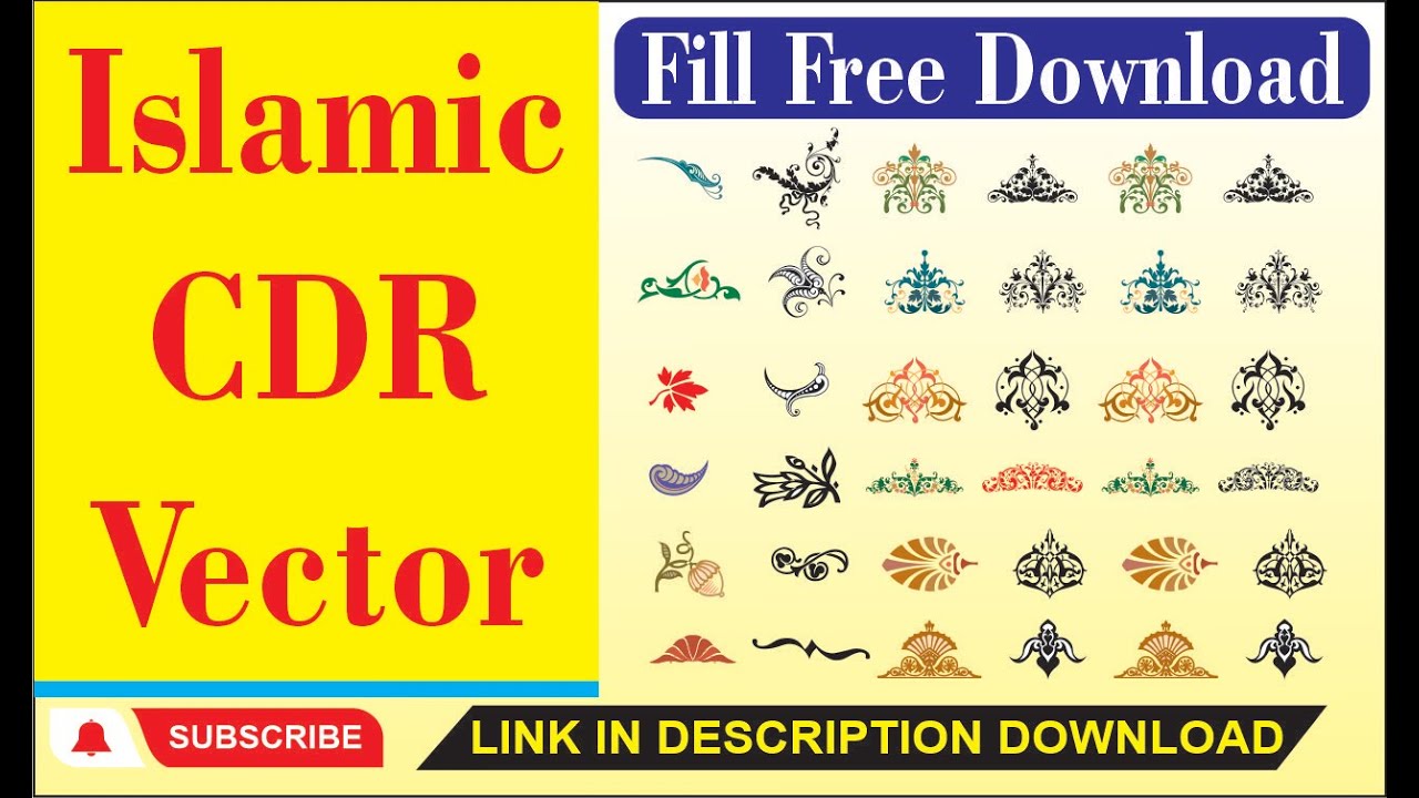 Islamic Vector CDR File Free Download 2024 Part 2 | Vector Islamic CDR ...
