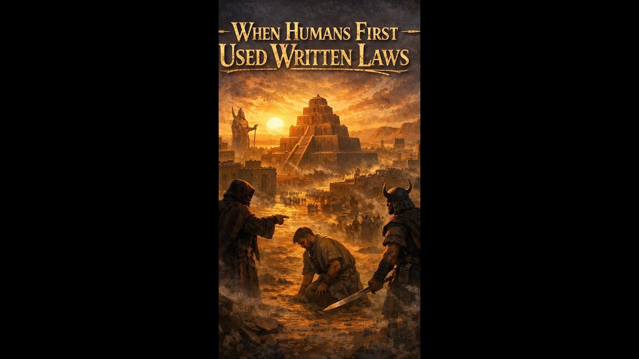 When Humans First Used Written Laws #Law - YouTube