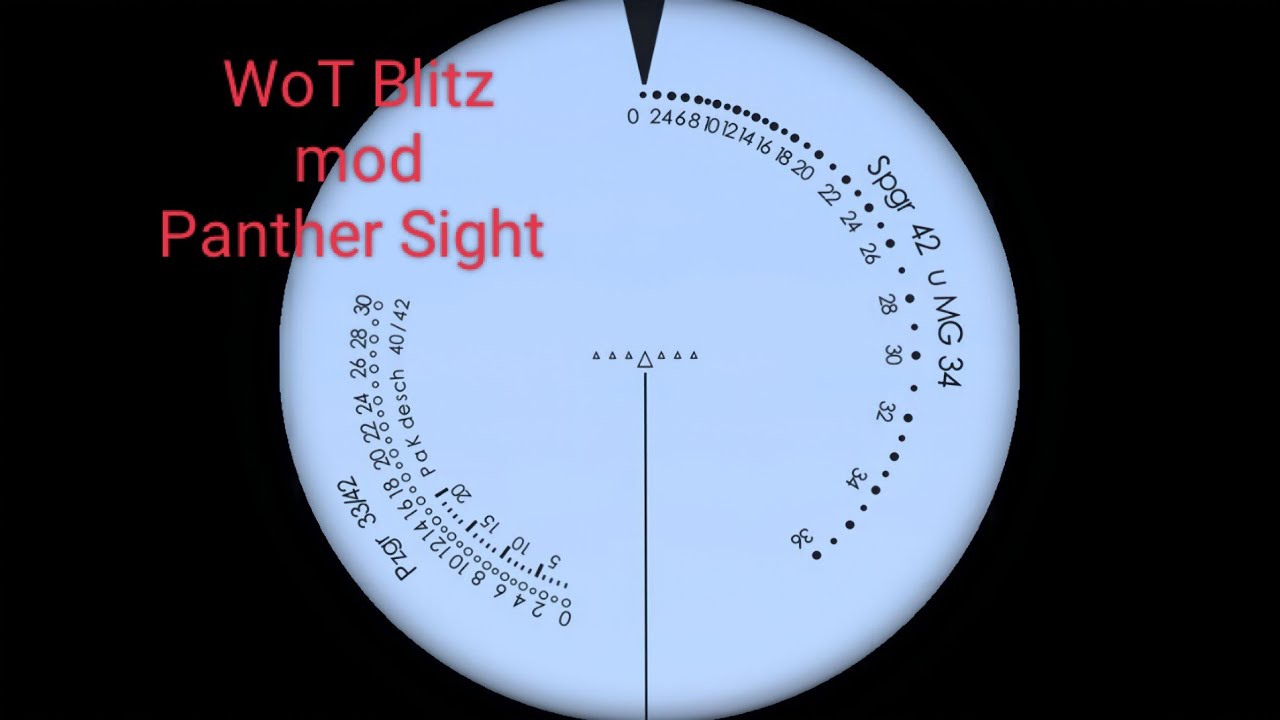WoT Blitz mod panther sight | Jagdpanther | burning mode | WoT Blitz ...
