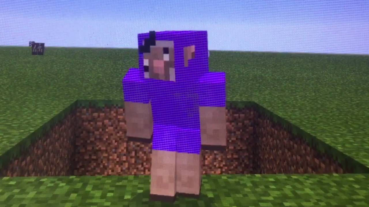 PURPLE SHEP GETS NOSCOPED!? | MCPE Short - YouTube