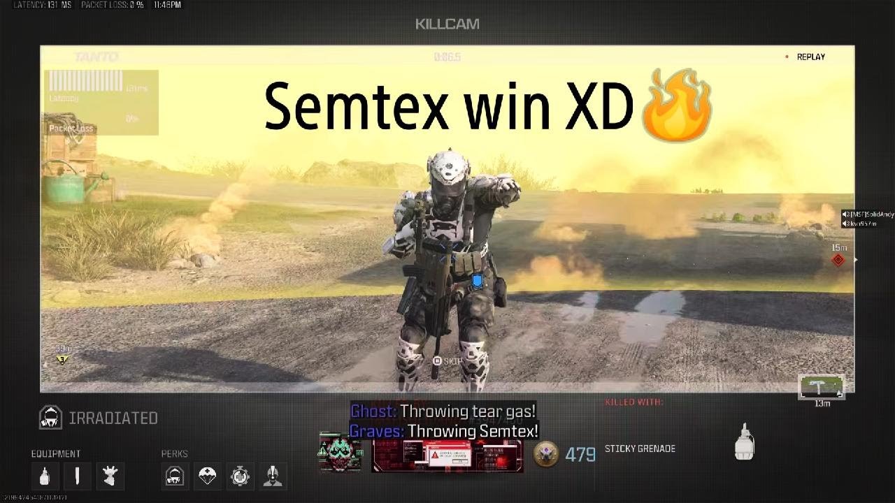 Call of Duty Semtex win XD - YouTube
