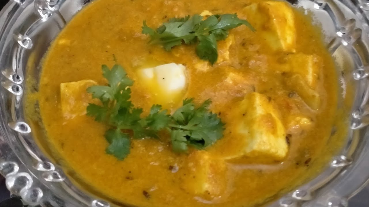 Paneer Makhni - YouTube