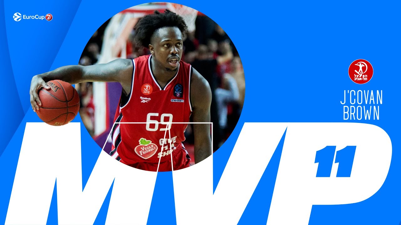 J'Covan Brown | Round 11 MVP | 2022-23 7DAYS EuroCup - YouTube
