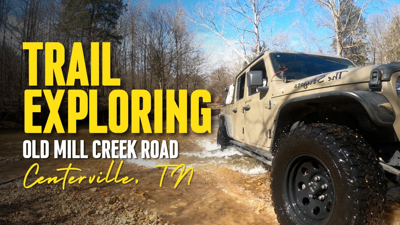 Trail Exploring in the Jeep Gladiator. Old Mill Creek Road, Centerville ...