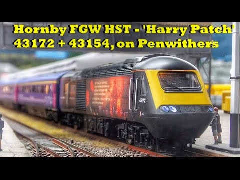 Hornby FGW HST - 'Harry Patch' 43172 + 43154 on Penwithers - YouTube