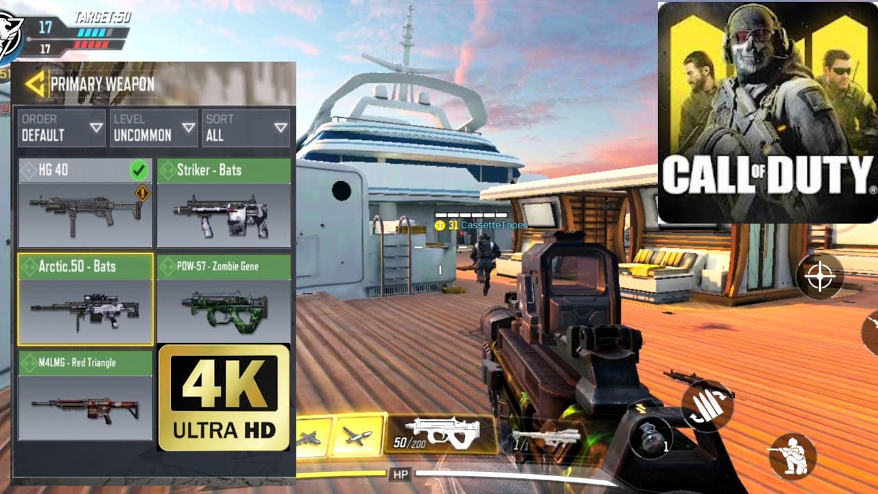 *NEW*Call of Duty-Mobile||Top 5 Primary Weapon(EP-1)||Full HD ...