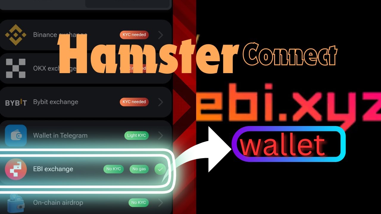 Hamster kombat Connect To Ebi Exchange & How To Create Ebi Exchange ...