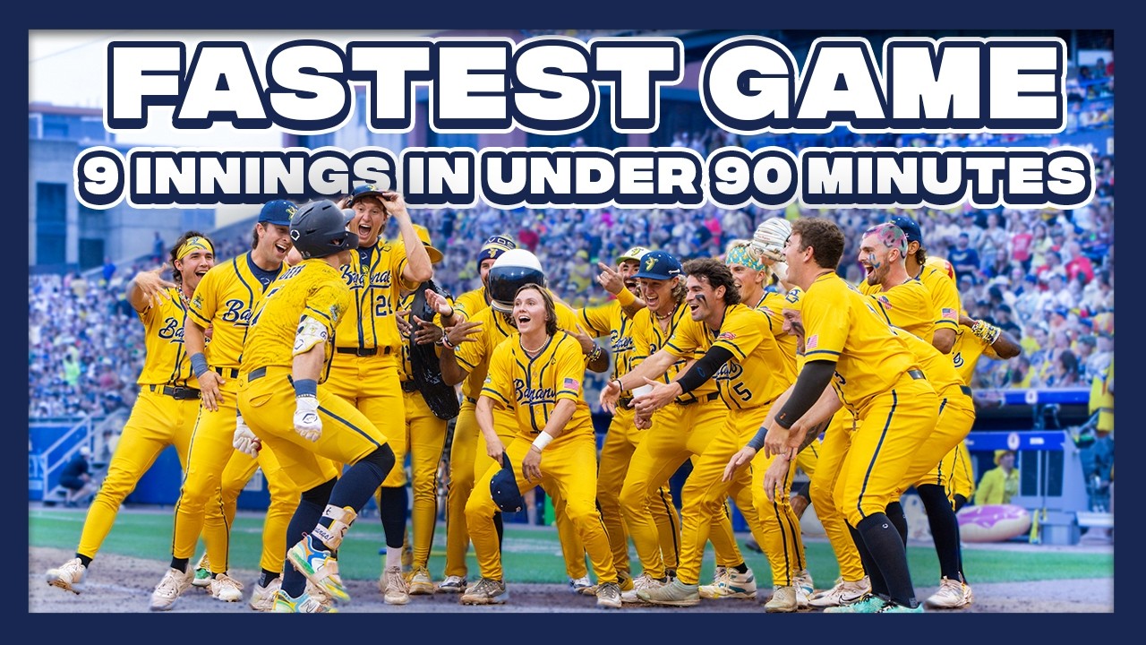 9 Innings in Under 90 Minutes | The Fastest Game in Banana Ball History ...