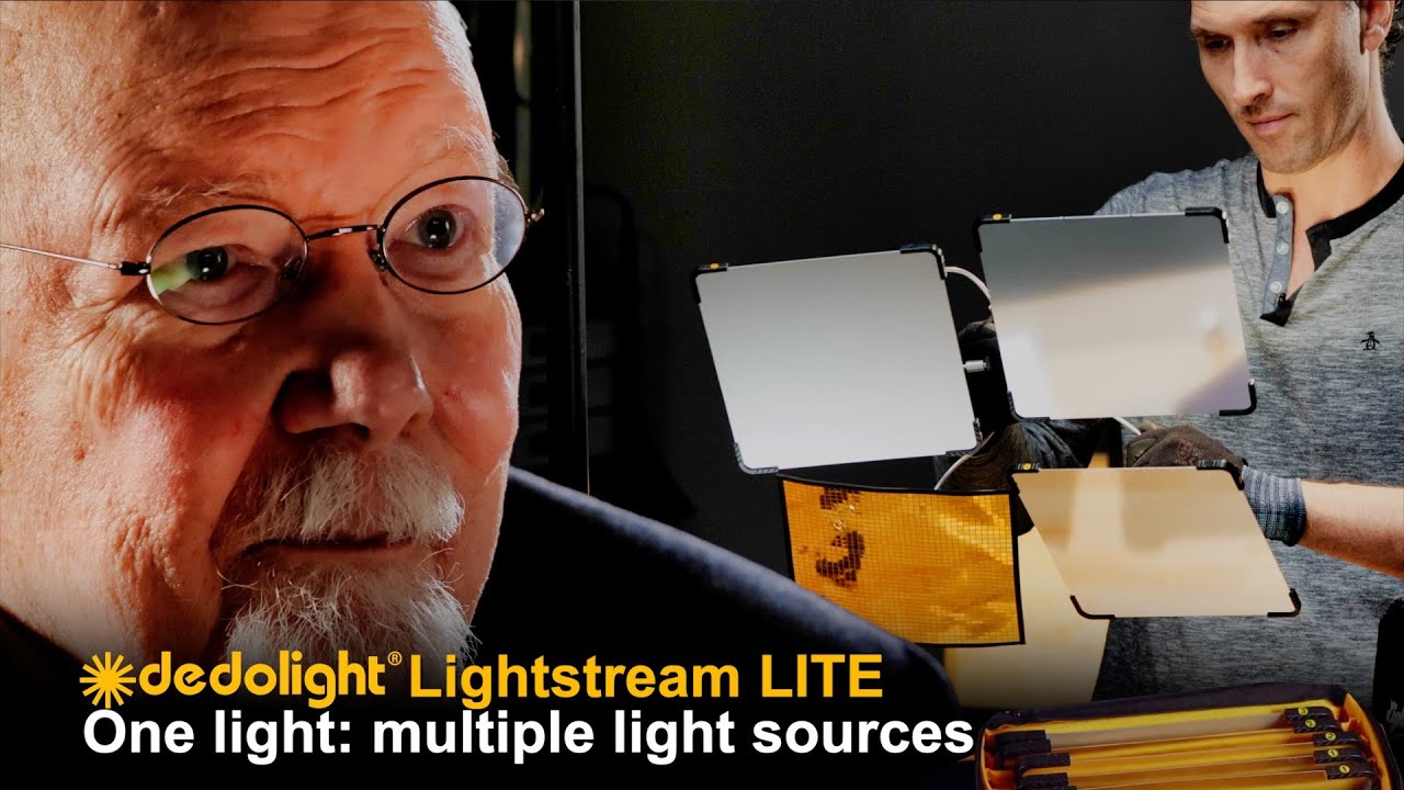 Lightstream LITE: one light head multiple light sources - YouTube