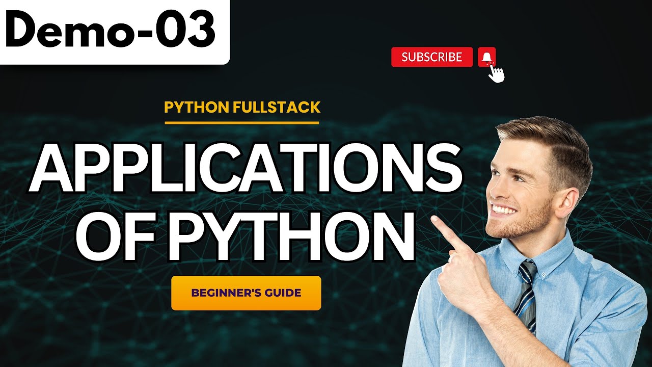 Python Fullstack Demo 03 Applications Of Python Beginners Guide 91 9652532383 Youtube