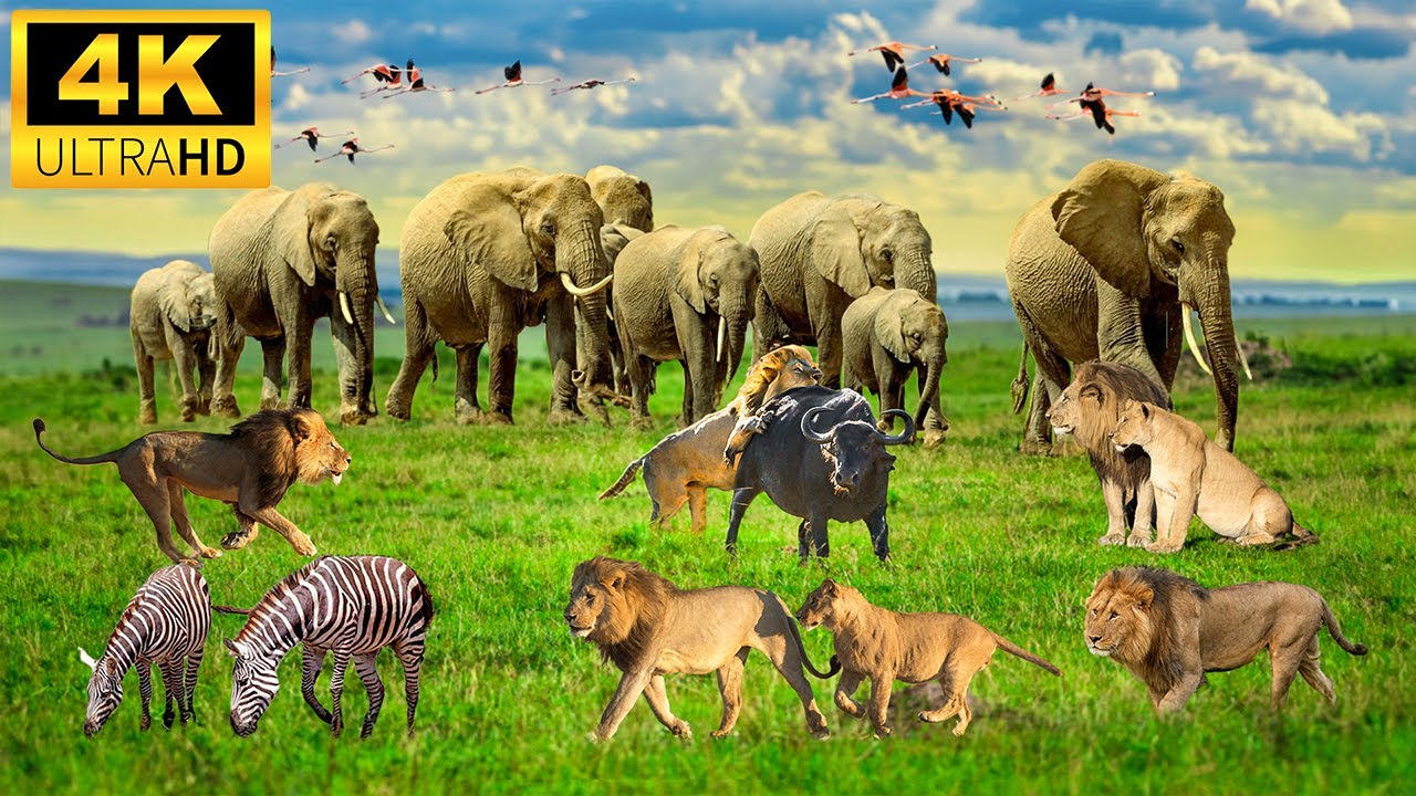 4K African Animals: Lope National Park, Gabon - Scenic Wildlife Film ...