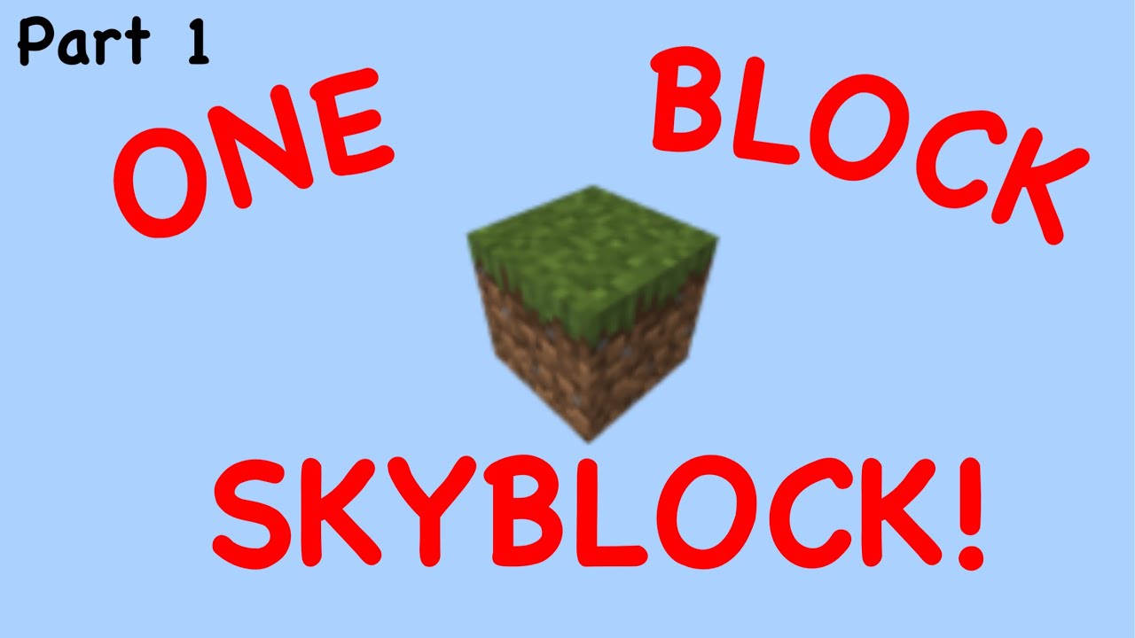 One Block SkyBlock | We all start somewhere! - YouTube