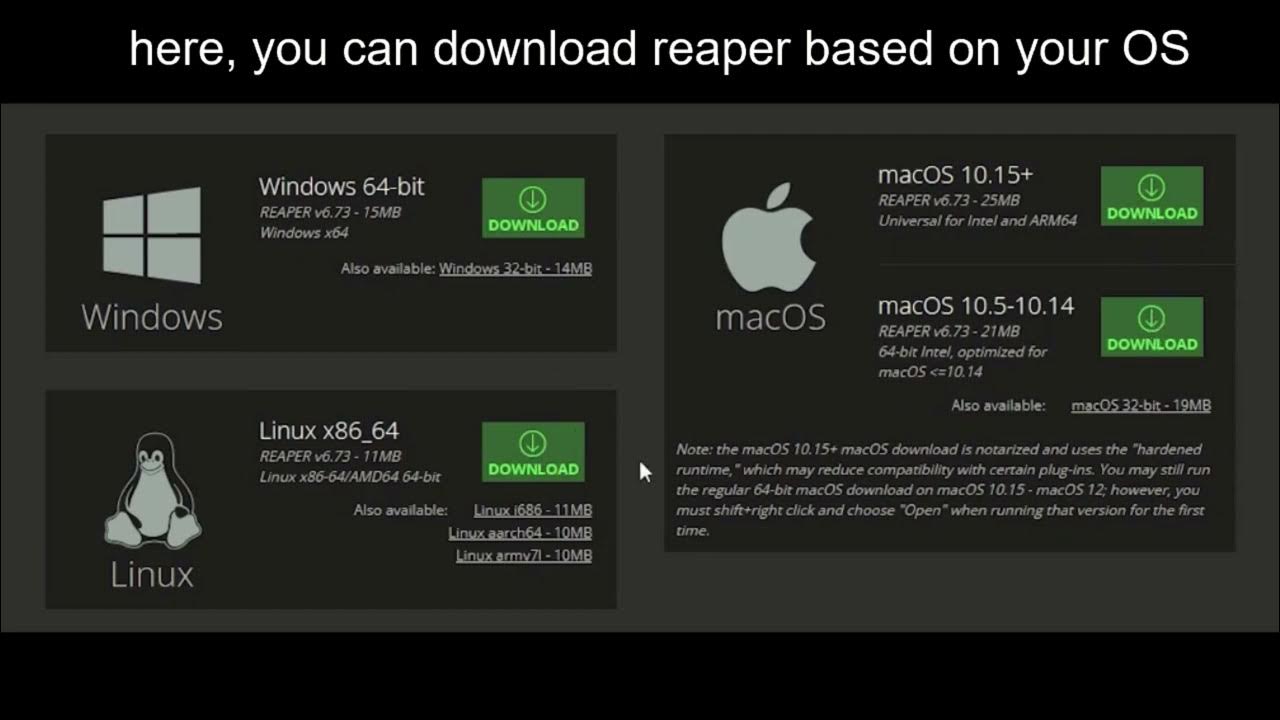 how to download and install reaper portable version - YouTube