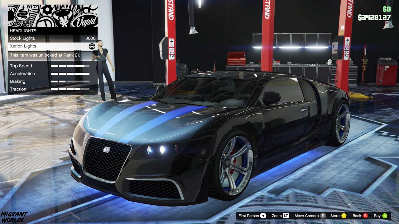 GTA 5 Truffade Adder Customization [Bugatti Veyron] - YouTube